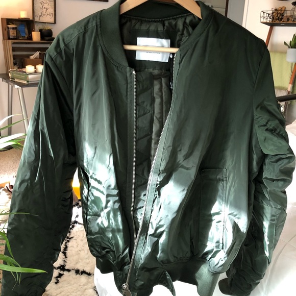 Eleven Paris | Jackets & Coats | Eleven Paris Olive Green Bomber Jacket ...